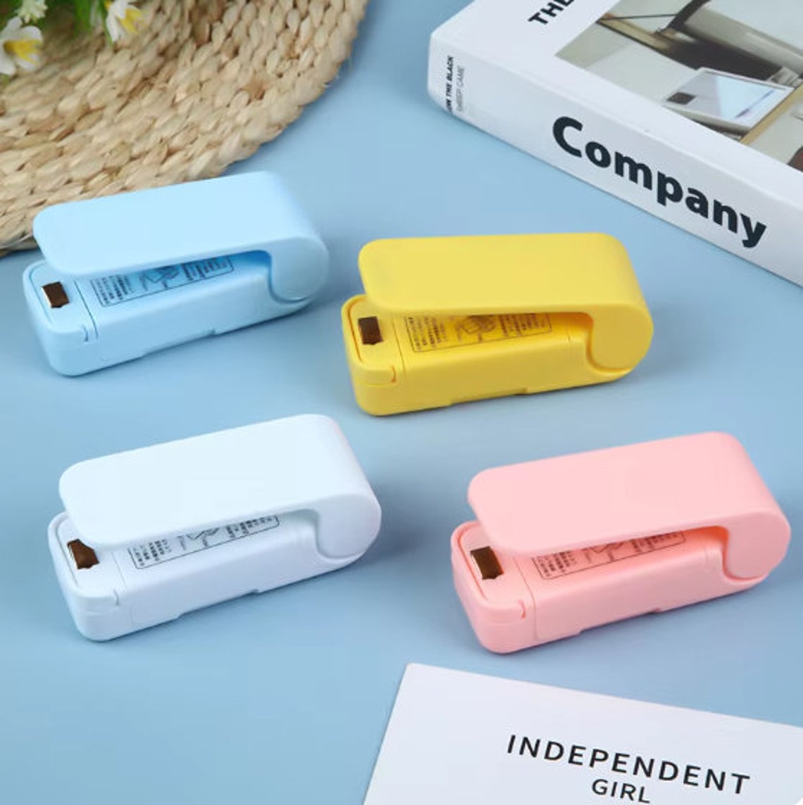 Mini Heat Bag Sealing Machine Package Sealer Bags Thermal Plastic Food ...