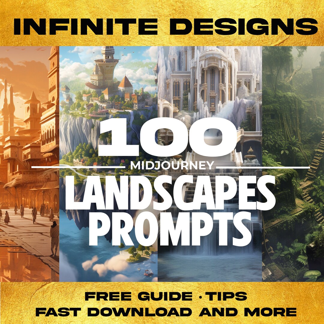 100 Landscapes Prompts Collection, Midjourney AI, Perfect for Games ...