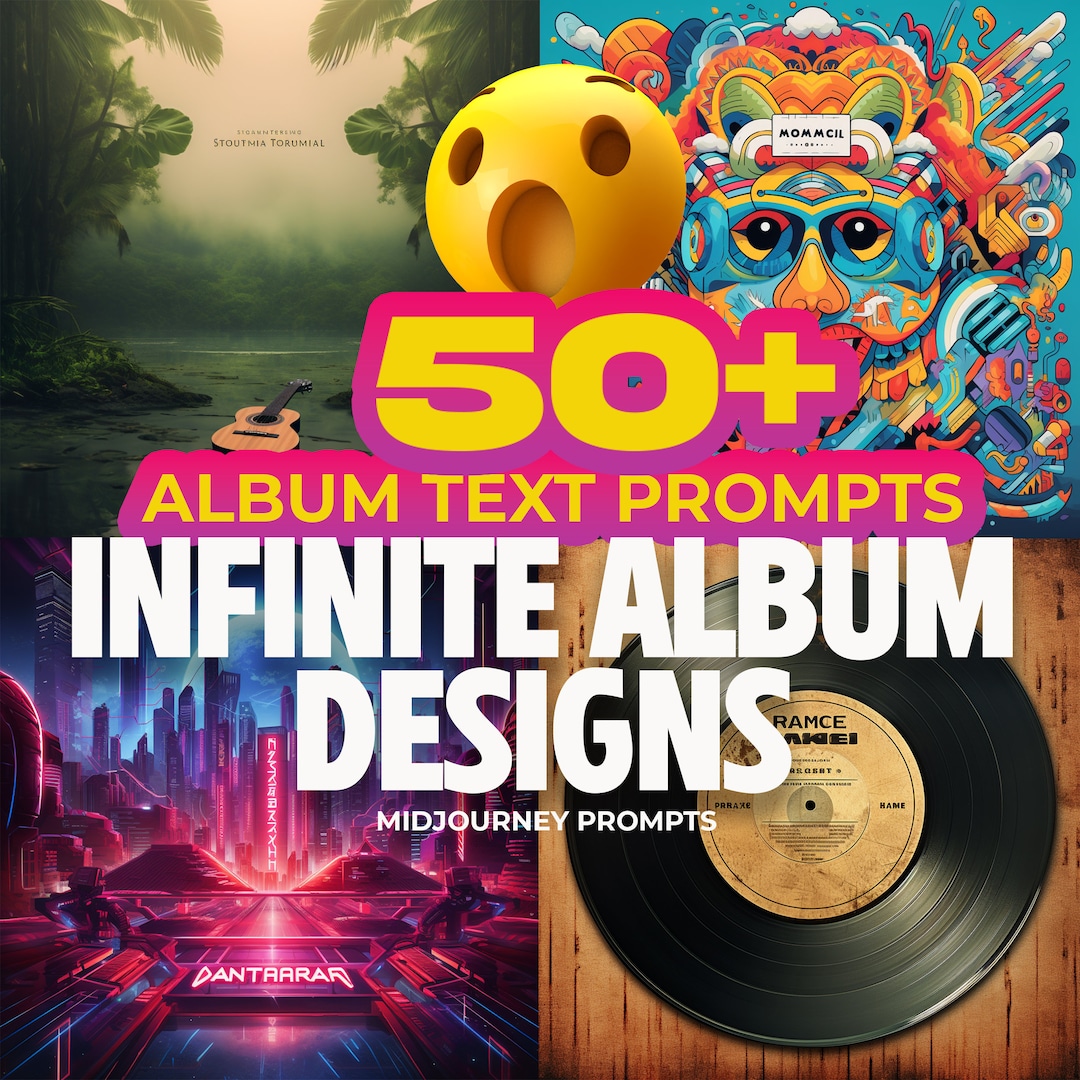 50 Ultimate Prompt Collection of AI for Album Designs Digital Art ...
