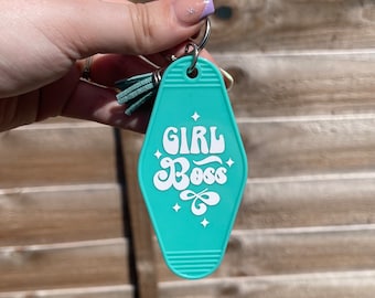 Positive Vibes Fun Personalised Motel Keyrings Unique Slogan Keyrings ...