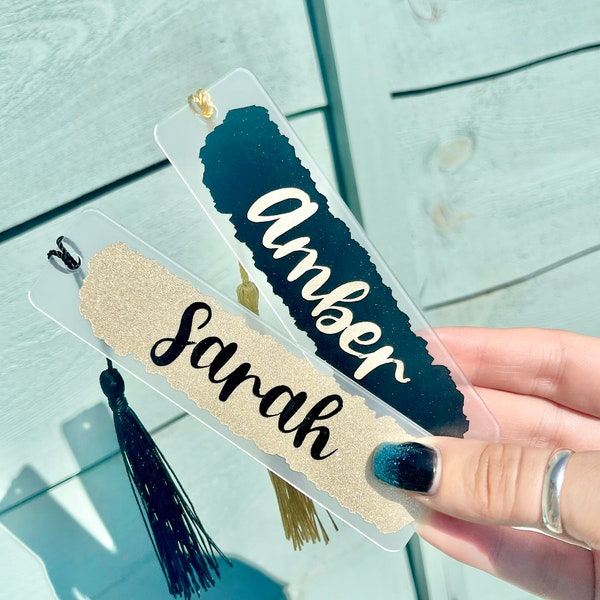 Acrylic Bookmark - Etsy