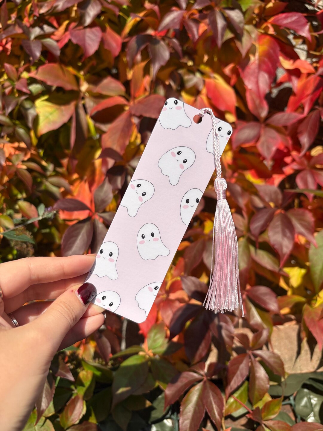 Ghost Bookmark - Halloween Bookmarks - Cauldron, Bats, Witch's Hat ...