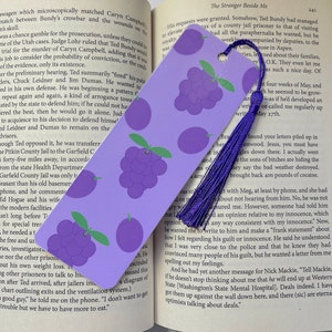 Orange Bookmark With Tassel, Custom Fruit Bookmark, Colourful Aesthetic ...