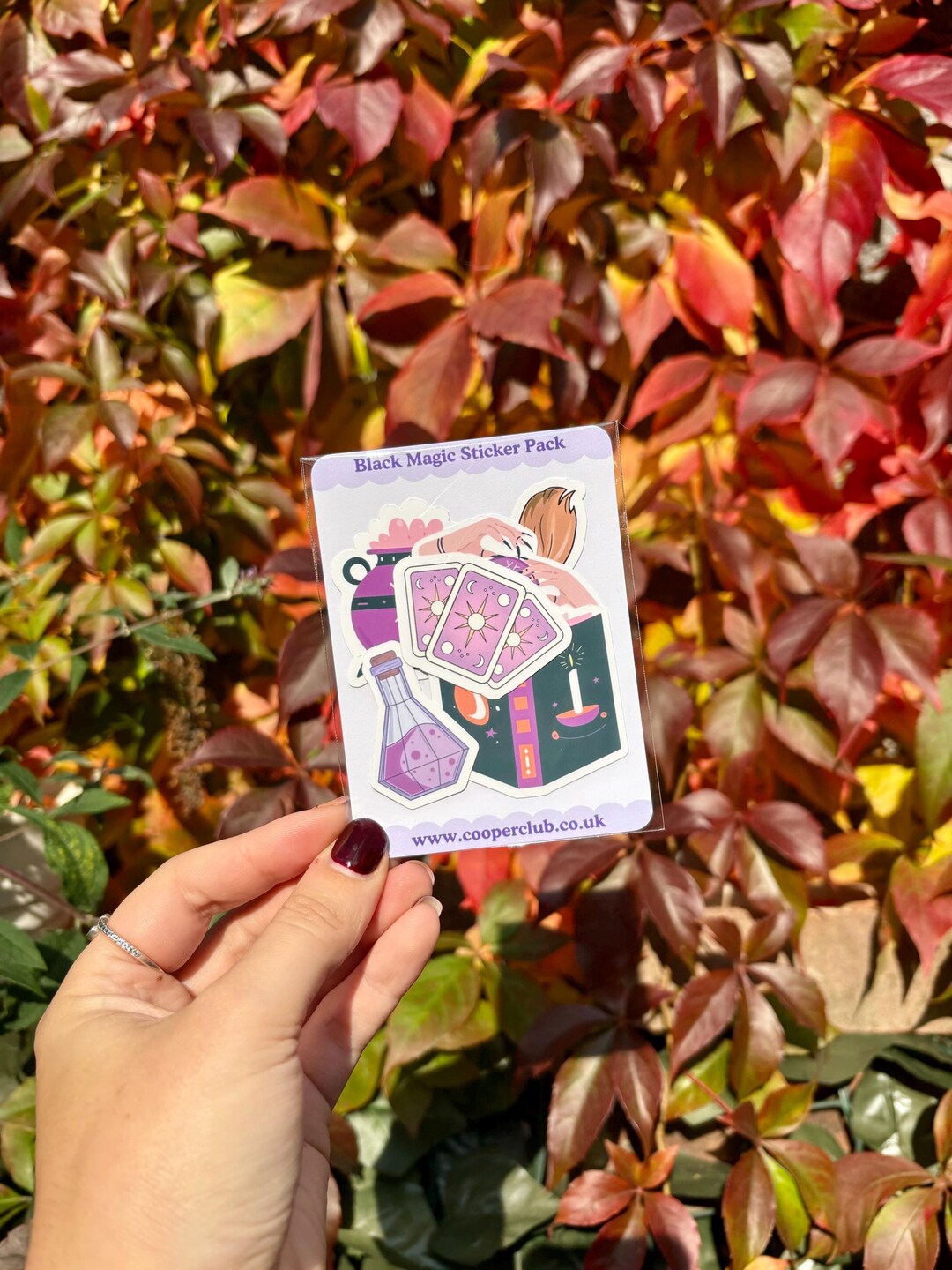 Black Magic Stickers Pack, Die Cut Stickers, Set of 6 Planners and ...