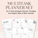 Multitask Planner Set/all-in-one Multitask Planner: Printable and ...
