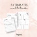 Multitask Planner Set/all-in-one Multitask Planner: Printable and ...