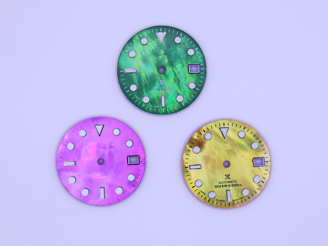 29mm S Logo Watch Dial, NH35 NH36, Replacement Watch Faces, DIY Watch ...