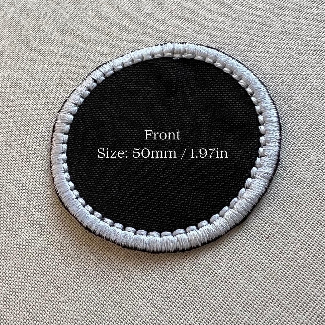 Embroidery Patch Border Design | Stitched Frame With Merrowed-style Edge | Cute & Bold Patch ...