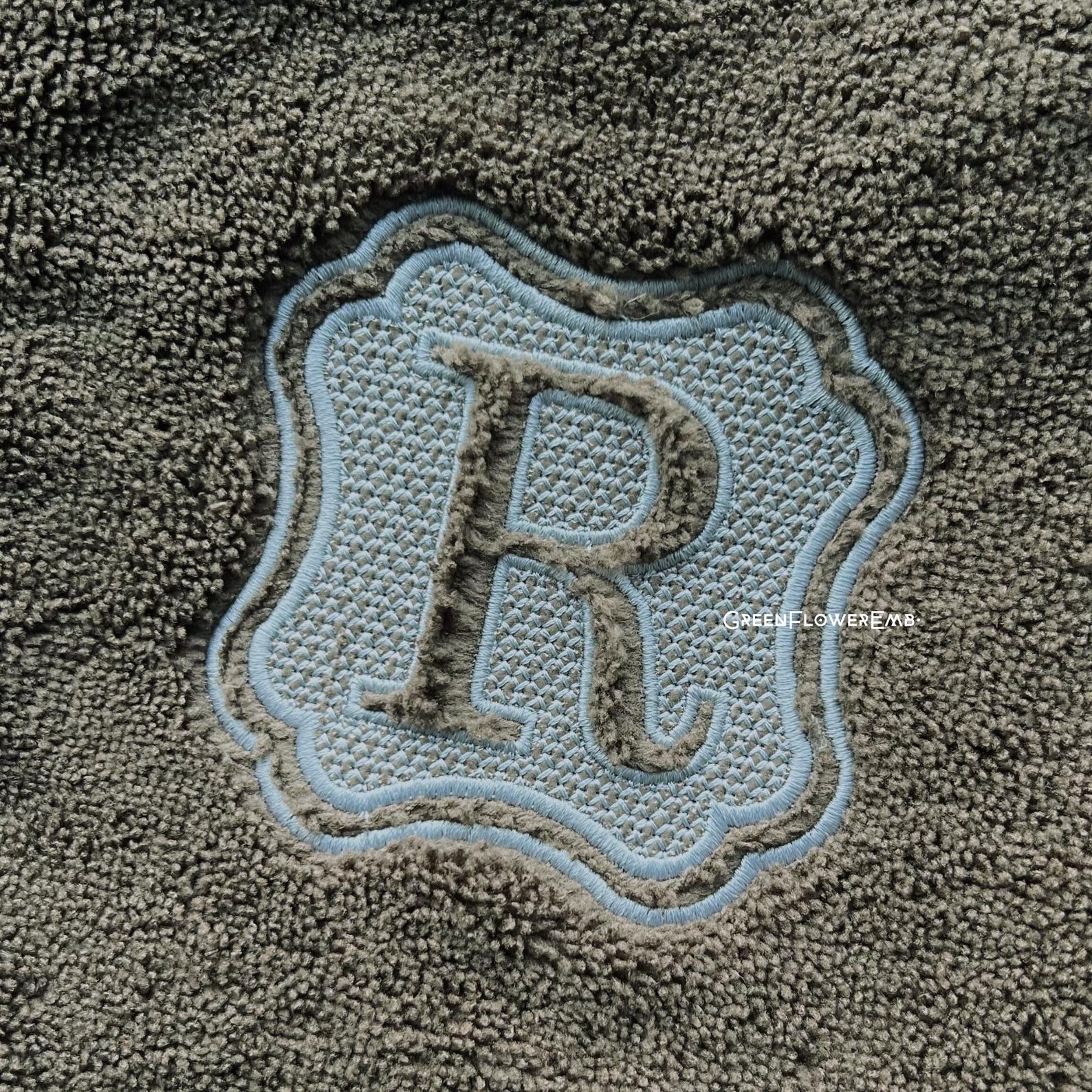Embossed Square & Clover Royal Monogram Embroidery Design Bundle for ...