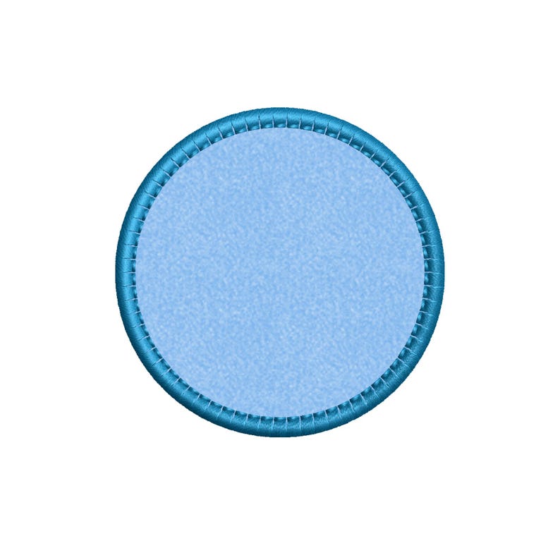 Embroidery Patch Border Design | Stitched Frame With Merrowed-style ...