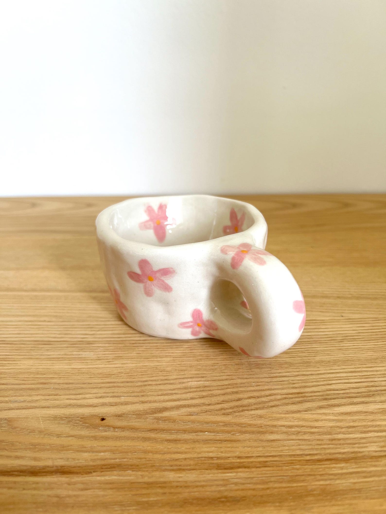 Flower Chunky Mug - Etsy