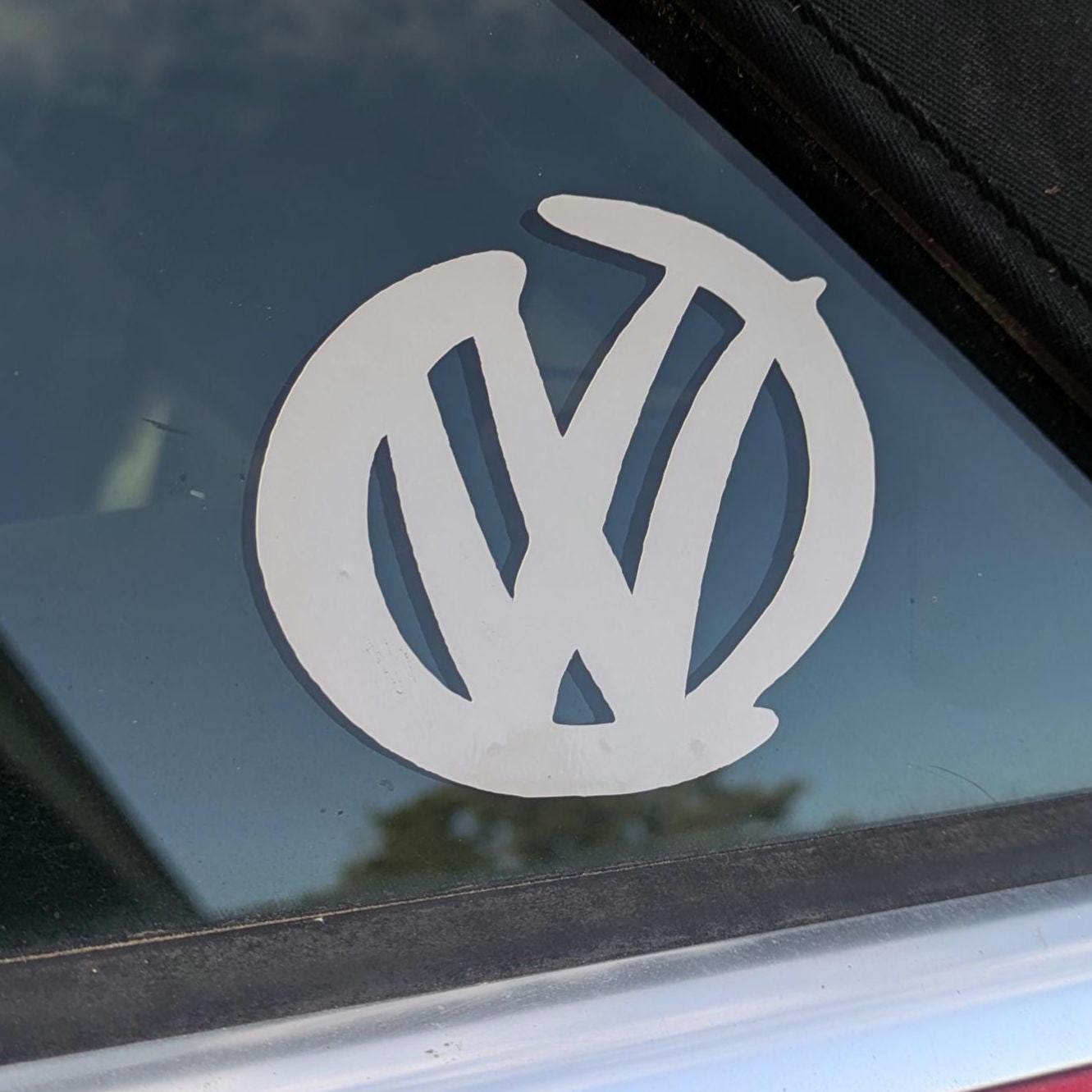 VW Slanted Logo Decal - Etsy