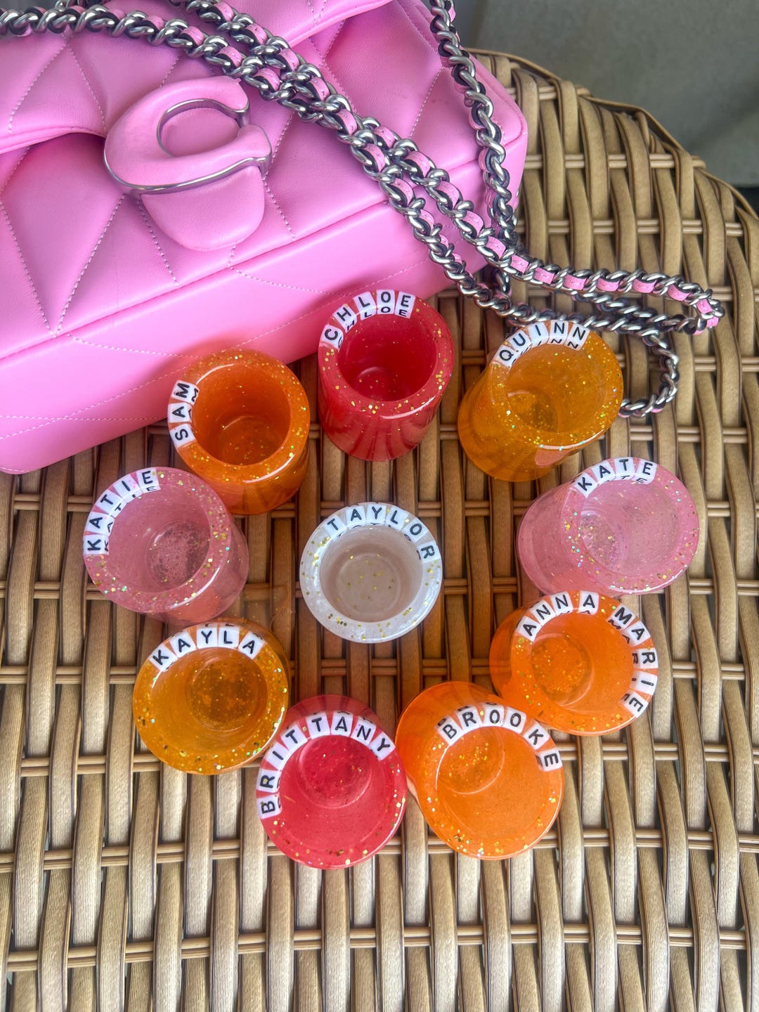 Shot Glass Customized With Name/title | Handmade | Personalized ...