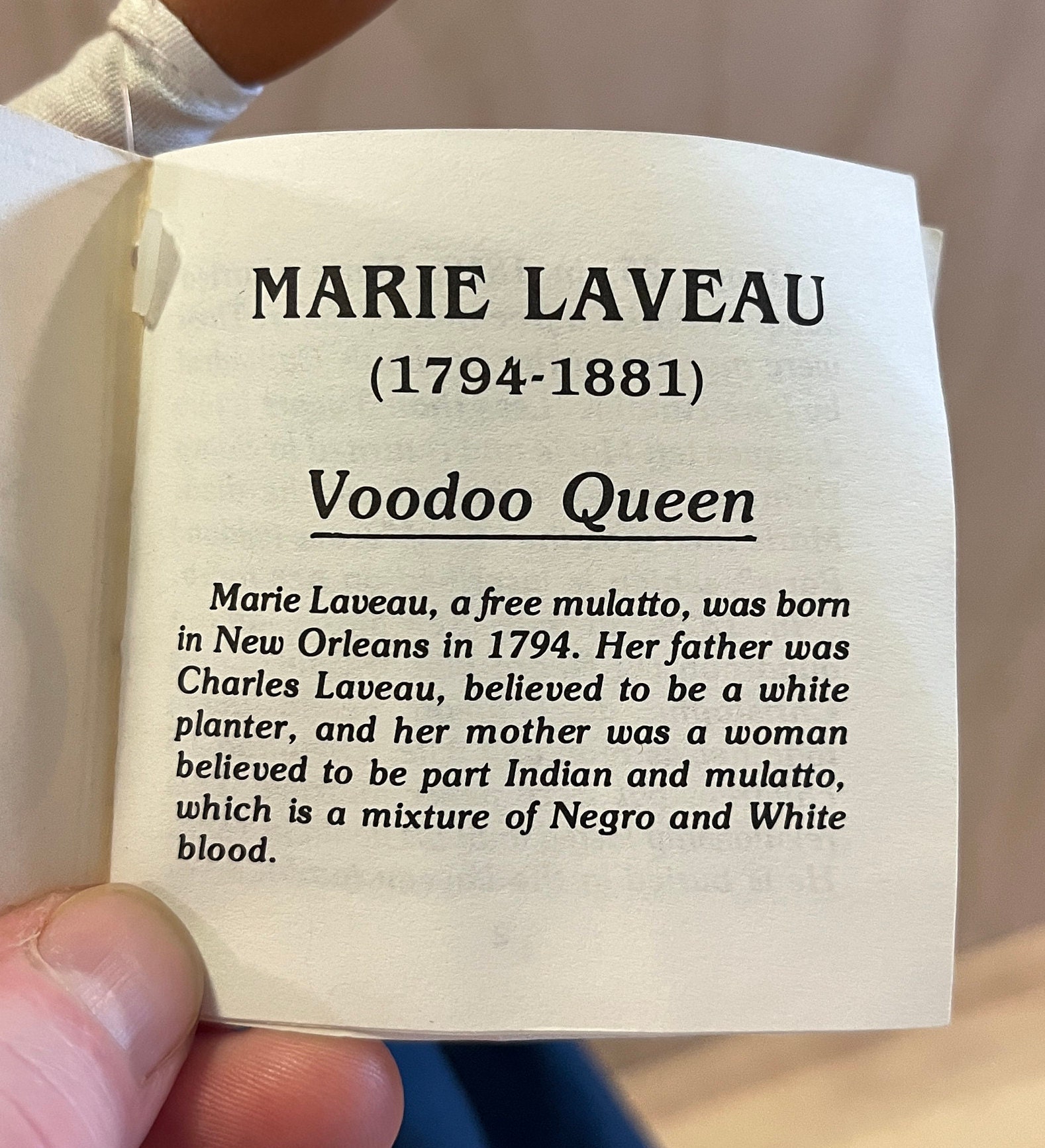 Marie Laveau Voodoo Queen of New Orleans Doll - Etsy