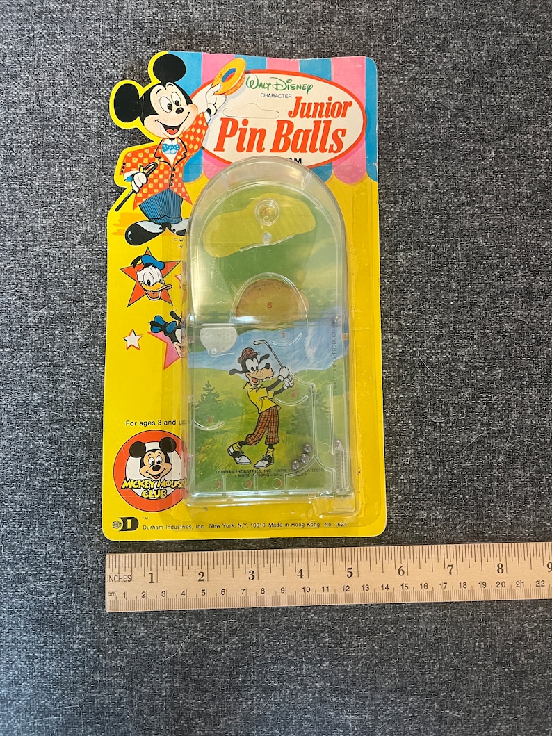 1970s - Walt Disney- Mickey Mouse Club - Junior Pin Balls by Durham - Etsy