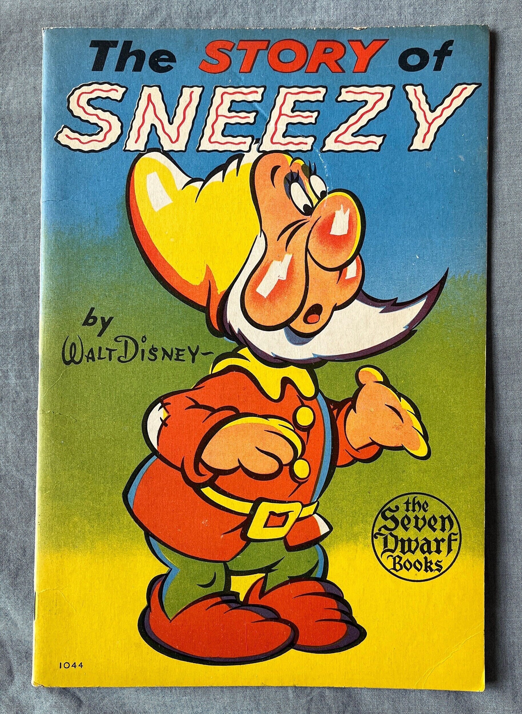 1938 the Story of Sneezy by Walt Disney - First Edition - Etsy