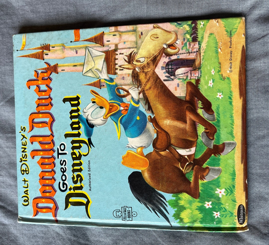 Donald Duck Goes to Disneyland 1955 Tell-a-tale Book - Etsy
