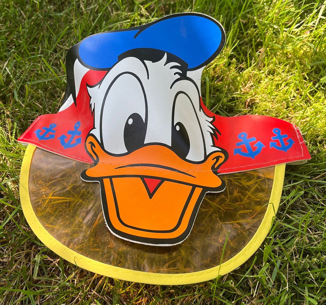 Vintage Donald Duck Sun Visor - Child’s - NOS - Original Tag - Free ...