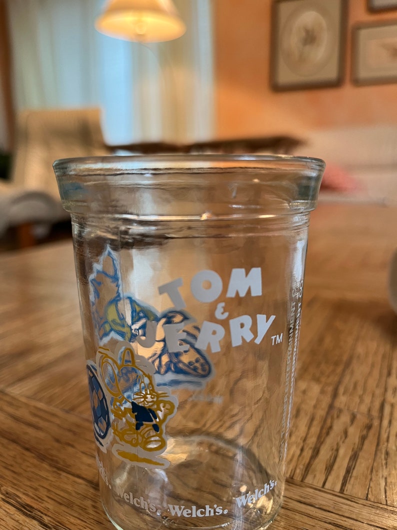 Welch's Tom and Jerry Juice Glass - Soccer - Vintage 1991 - Etsy