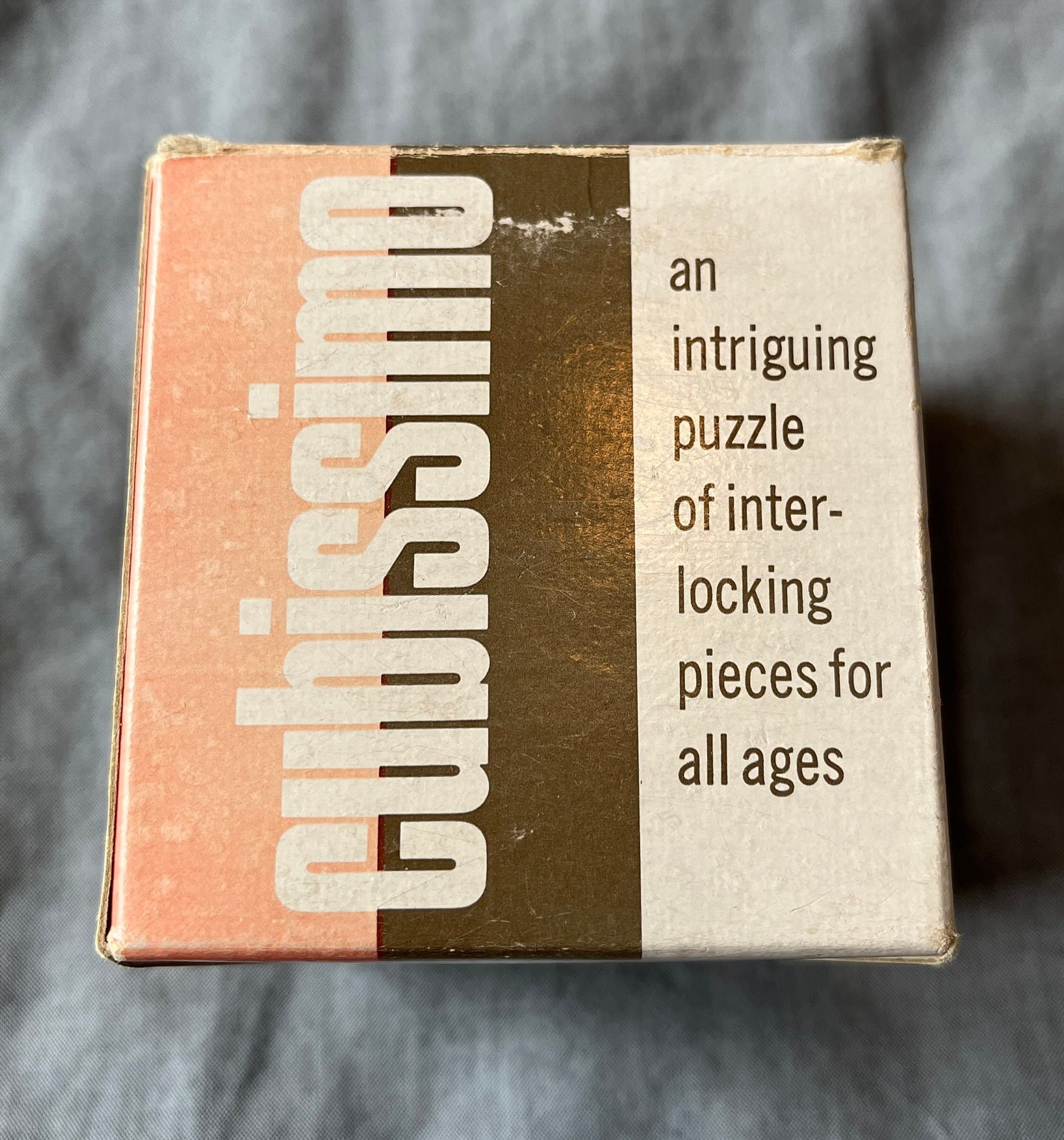 Cubissimo Vintage Wood Puzzle Brain Teaser - Etsy