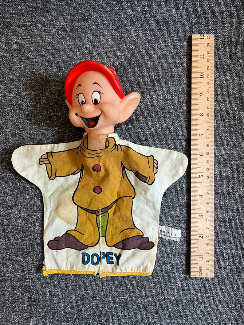 1960s Disney Dopey Puppet - Etsy