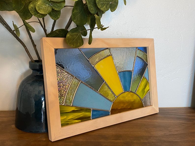 Sunny Rays Stained Glass Pattern - Digital Download - Etsy