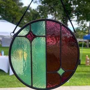 Celestial Circle Stained Glass Pattern - Digital Download - Etsy