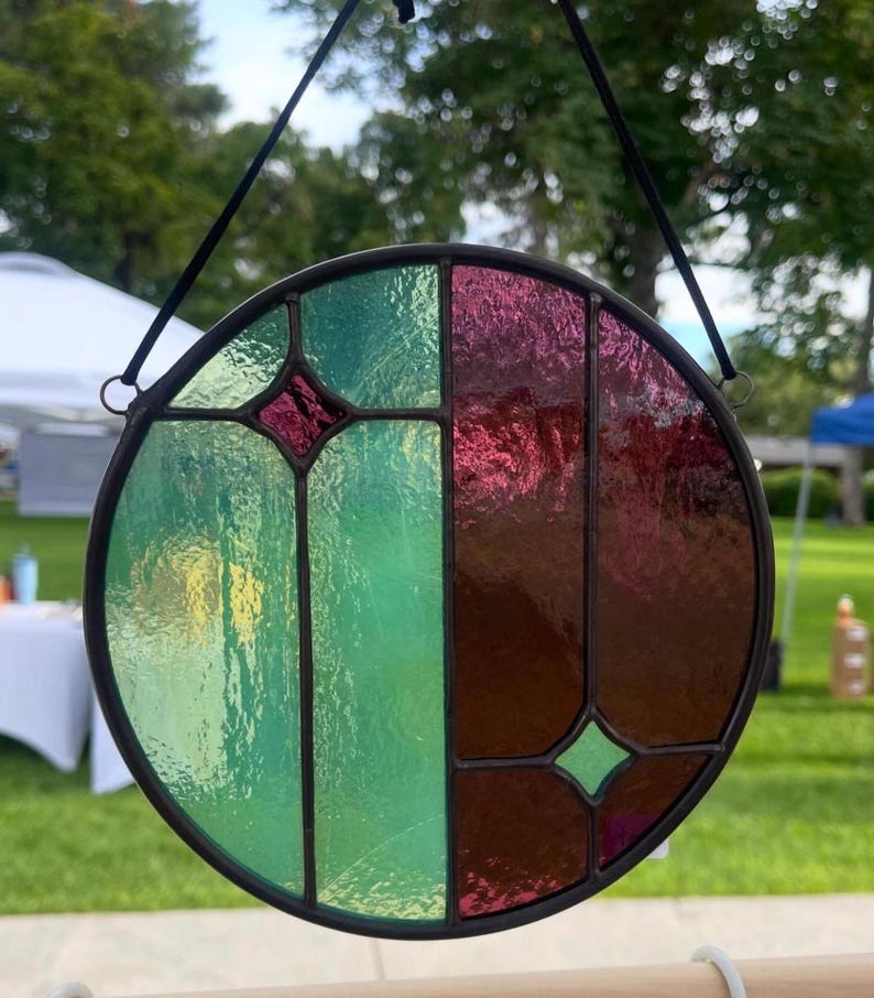 Celestial Circle Stained Glass Pattern - Digital Download - Etsy