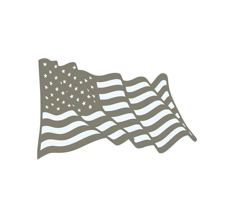 Metal Waving American Flag, American Flag Sign, Metal Decor - Etsy