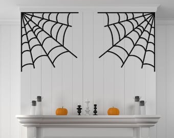 Victorian Spider Web Corner Hanging,gothic Window Ornament,halloween ...