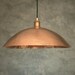 Unlacquered Solid Copper Pendant Light, Ceiling Light Copper, Copper ...