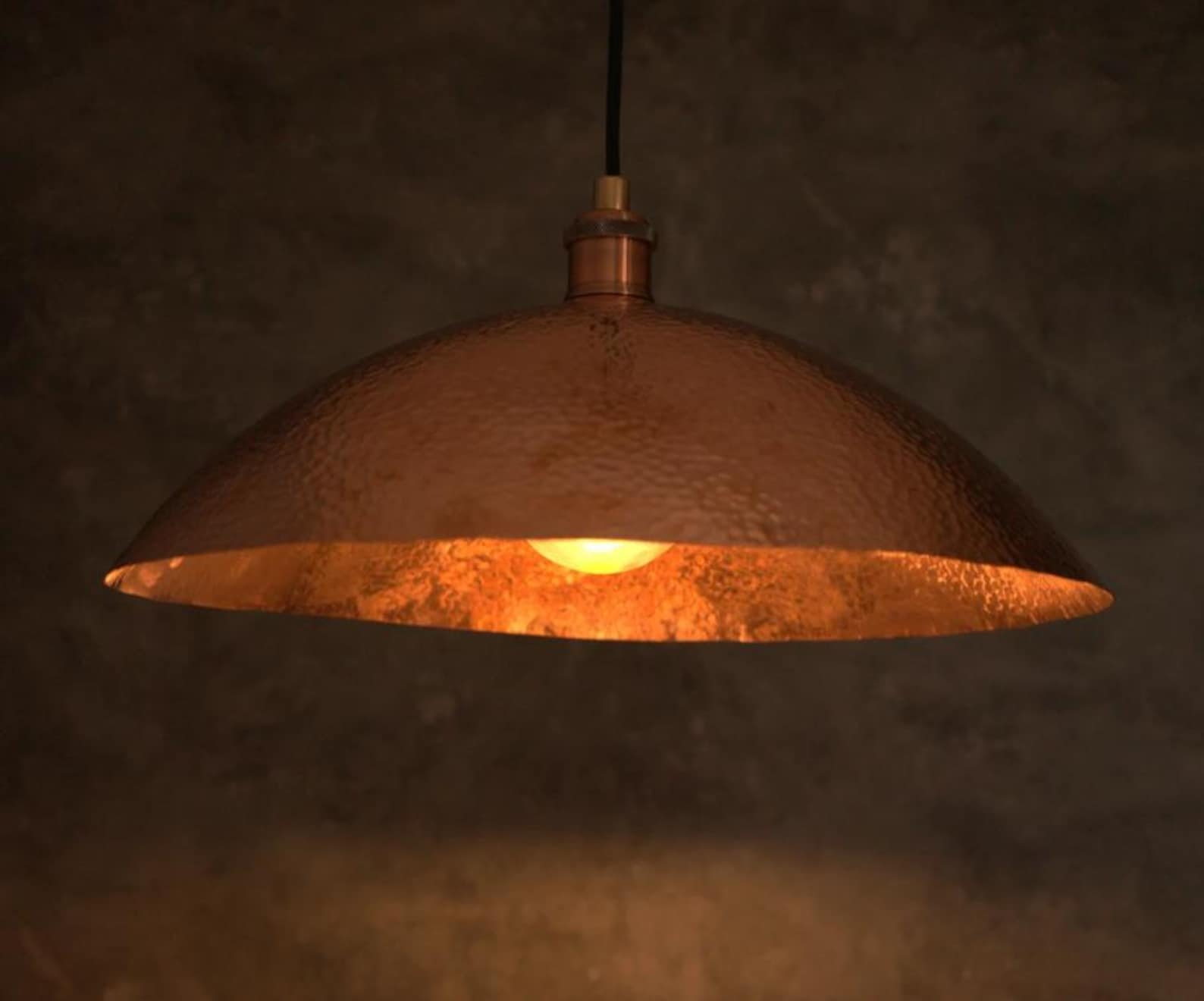 Unlacquered Solid Copper Pendant Light, Ceiling Light Copper, Copper ...