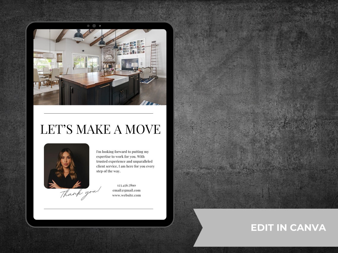 Real Estate CMA Packet | Comparative Market Analysis | Canva Template ...