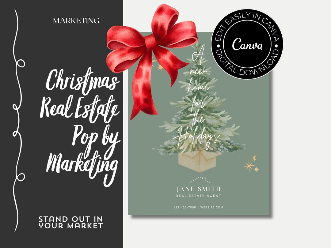 Christmas Realtor Pop by | A New Home for the Holidays Christmas ...