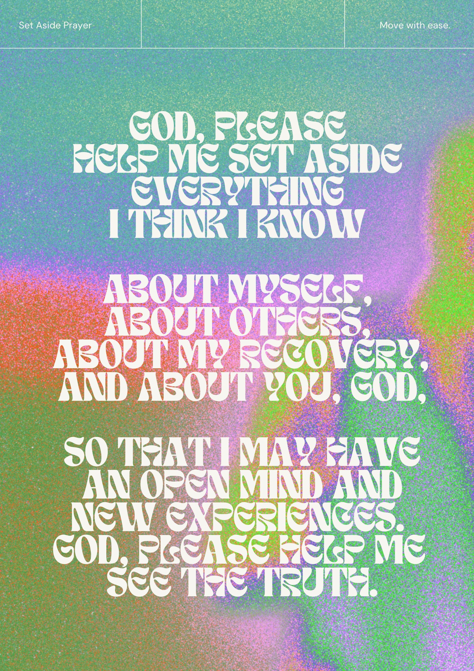 5 Poster Bundle - Set Aside Prayer - AA - Etsy