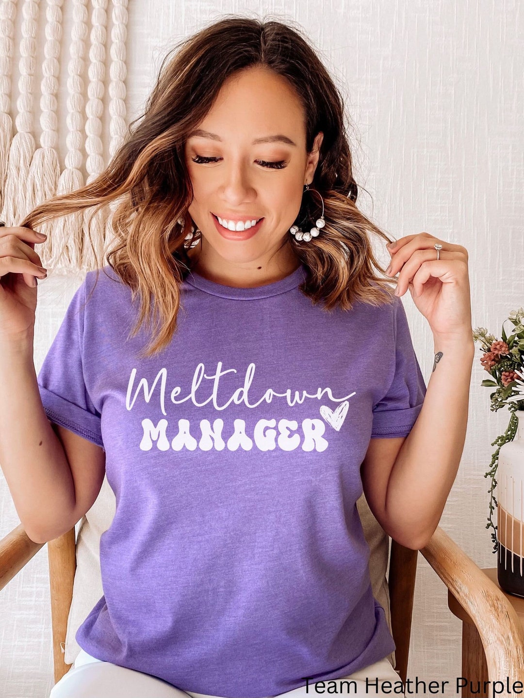 Meltdown Manager Shirt, Mom Shirt, Fun Mom Shirt, Football Mom Shirt ...