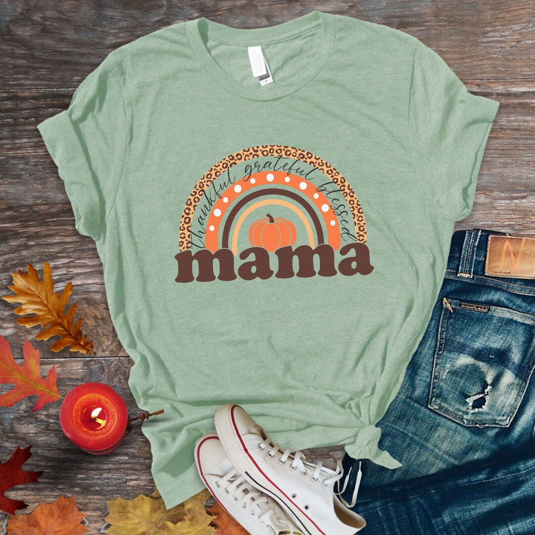 Mama T-shirt, Fall Shirt, Retro Mom Shirt, Pumpkin Season, Mom Life ...