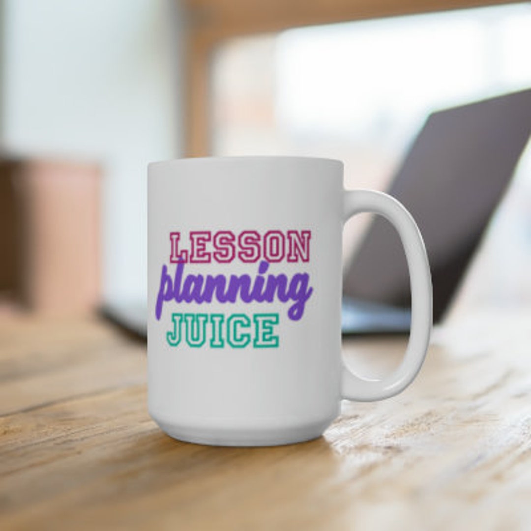 Lesson Planning Juice Mug, Back to School Teacher Gift, Teacher Gift ...