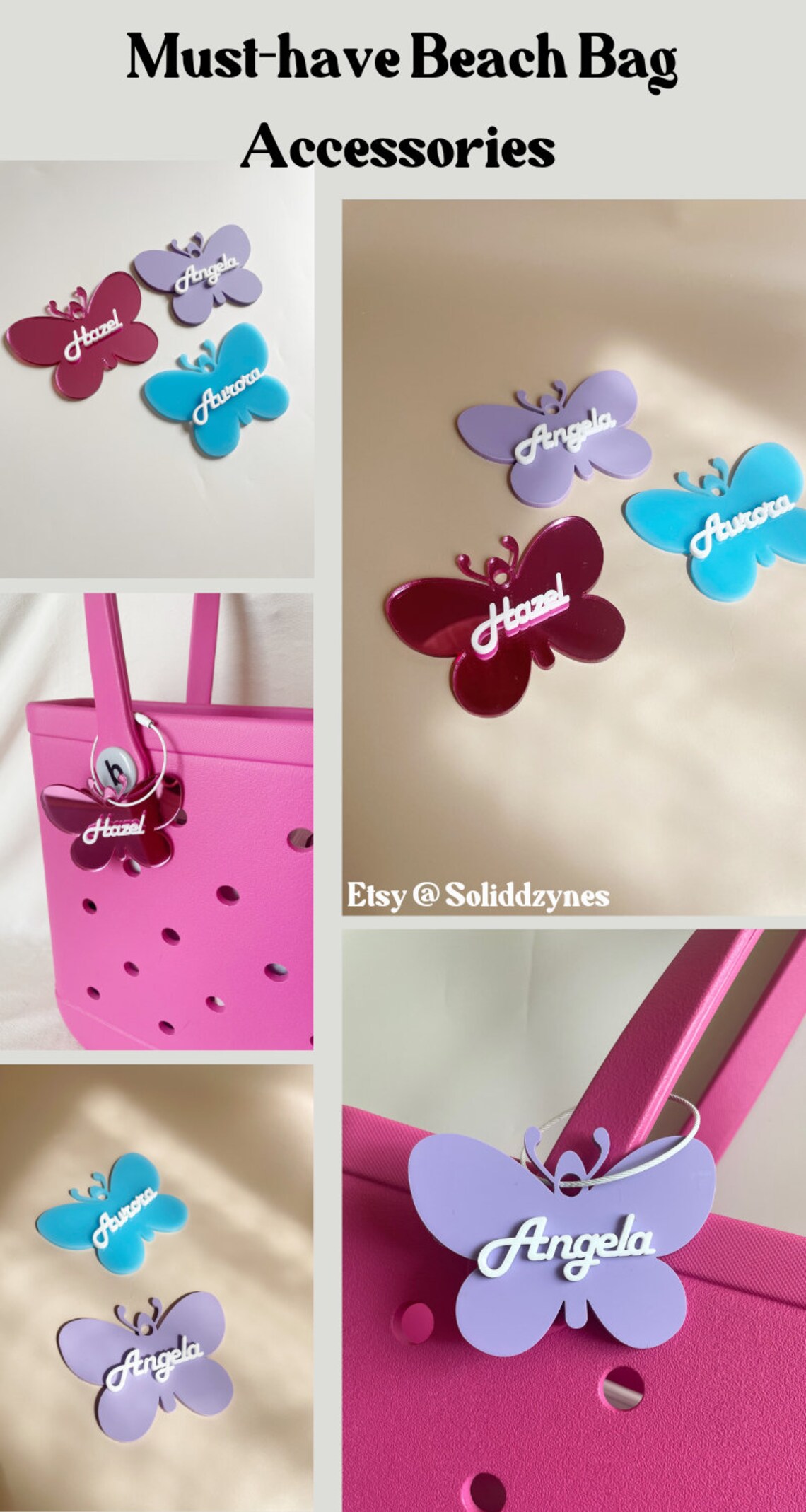 Personalized Kids Name Backpack Keychain for Diaper Bag Keychain Custom ...