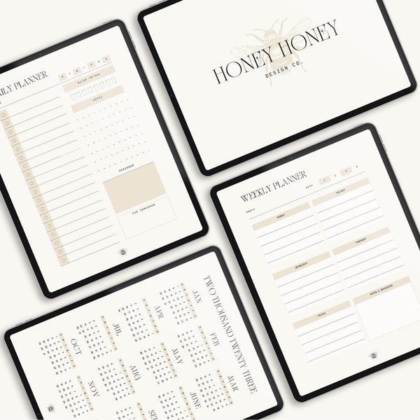 Aesthetic Digital Calendars - Etsy