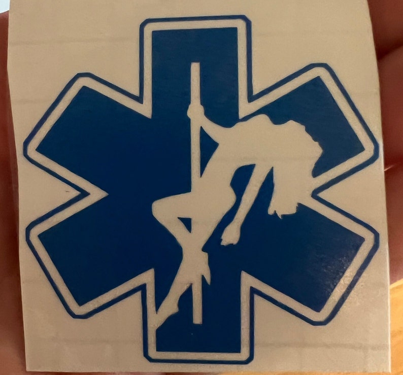EMS Stripper Vinyl Sticker - Etsy