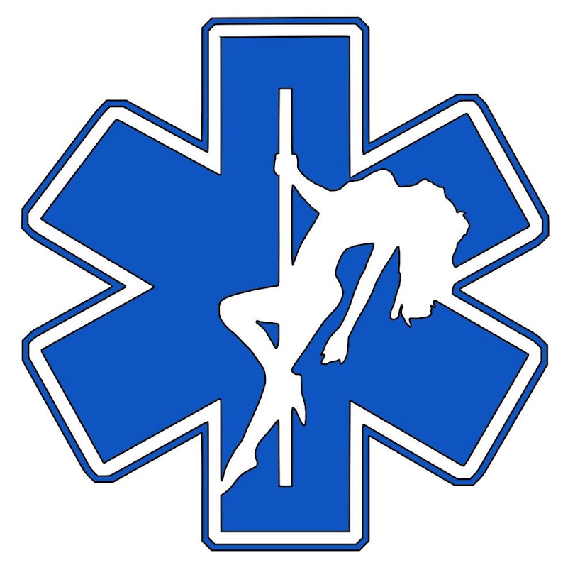 EMS Stripper Vinyl Sticker - Etsy