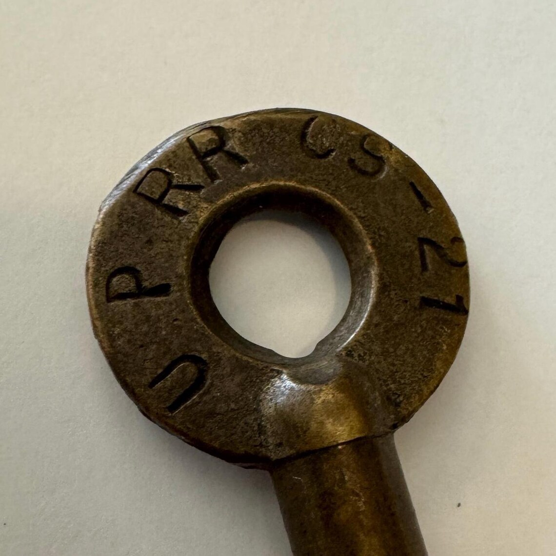 UPRR CS-21 Road and Bridges Union Pacific Railroad Brass Switch Key ...