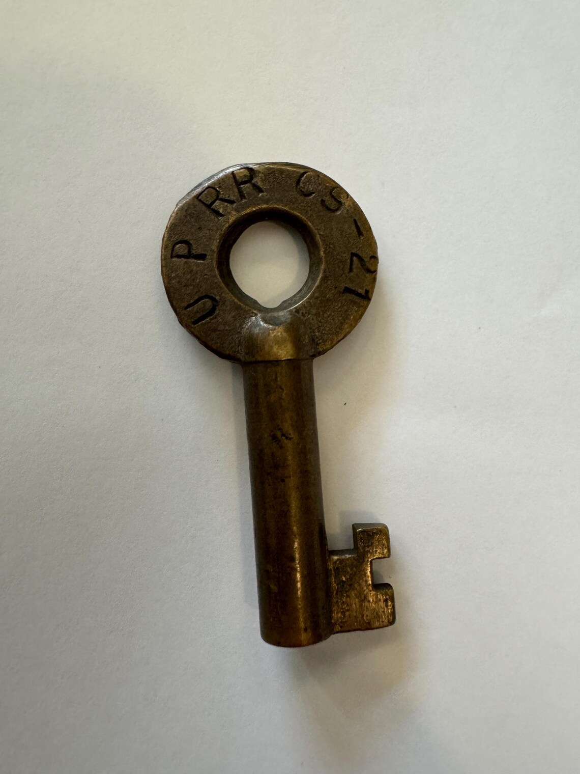 UPRR CS-21 Road and Bridges Union Pacific Railroad Brass Switch Key ...