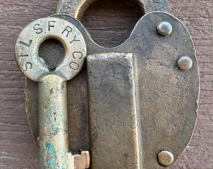 PC RR Railroad Padlock and Key Free S/H ABC391 - Etsy