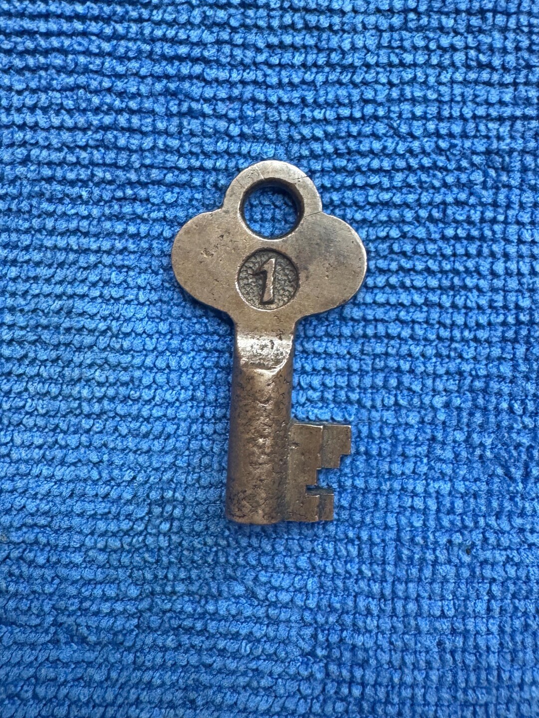 WAB Wabash Tool House 1 Brass Railroad Key for Slaymaker Lock Rare Find ...