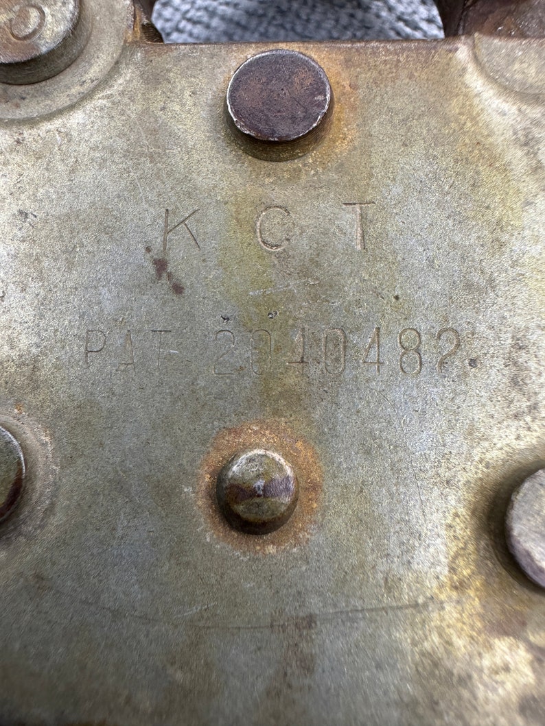 KCT Railway Padlock and Brass Key Vintage Adlake Railroad Switch Lock ...