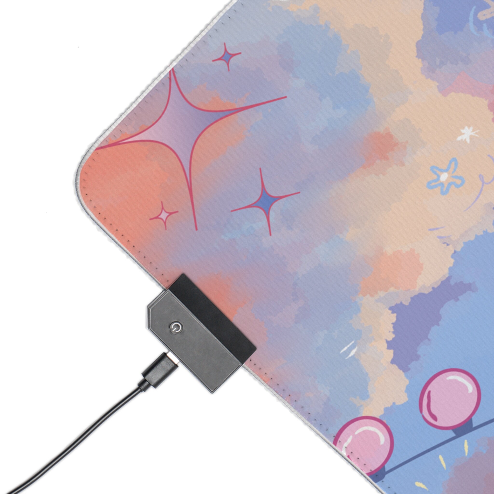 Anime LED Gaming Mouse Pad Sakura Anime Design, Custom Mousepad, Cherry ...