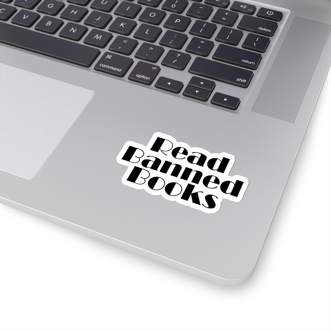 Read Banned Books Sticker, Laptop Stickers, Water Bottle Stickers ...