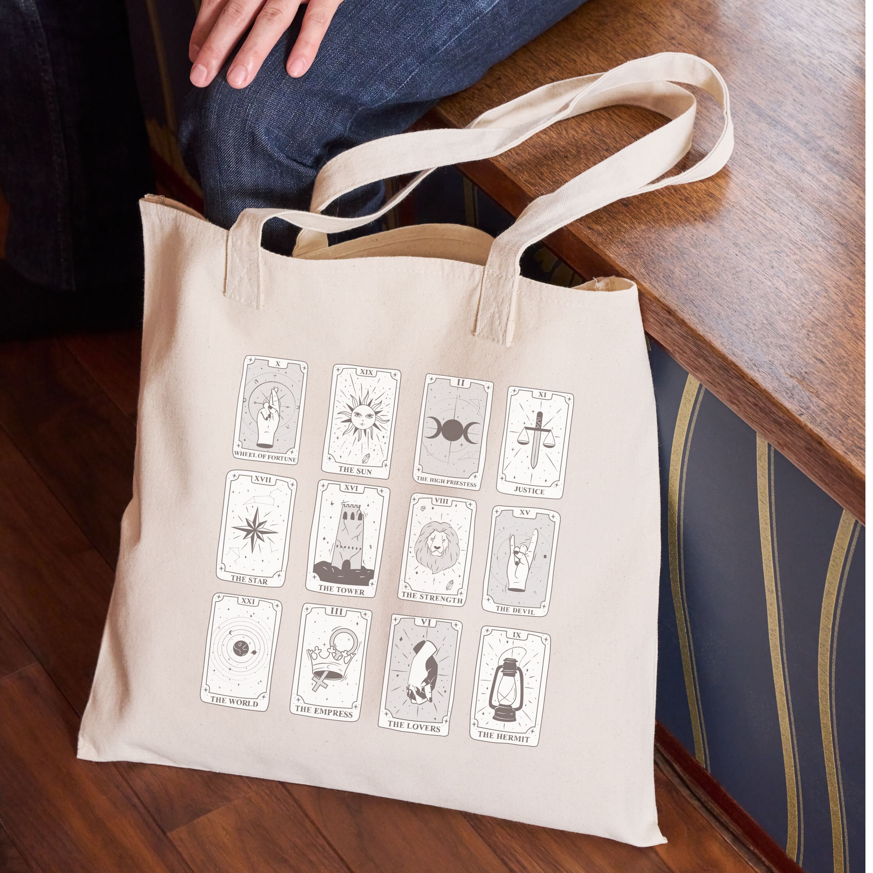 Tarot Card Tote Bag, Tarot Gifts, Tarot Tote Bag, Tarot Gift Ideas ...